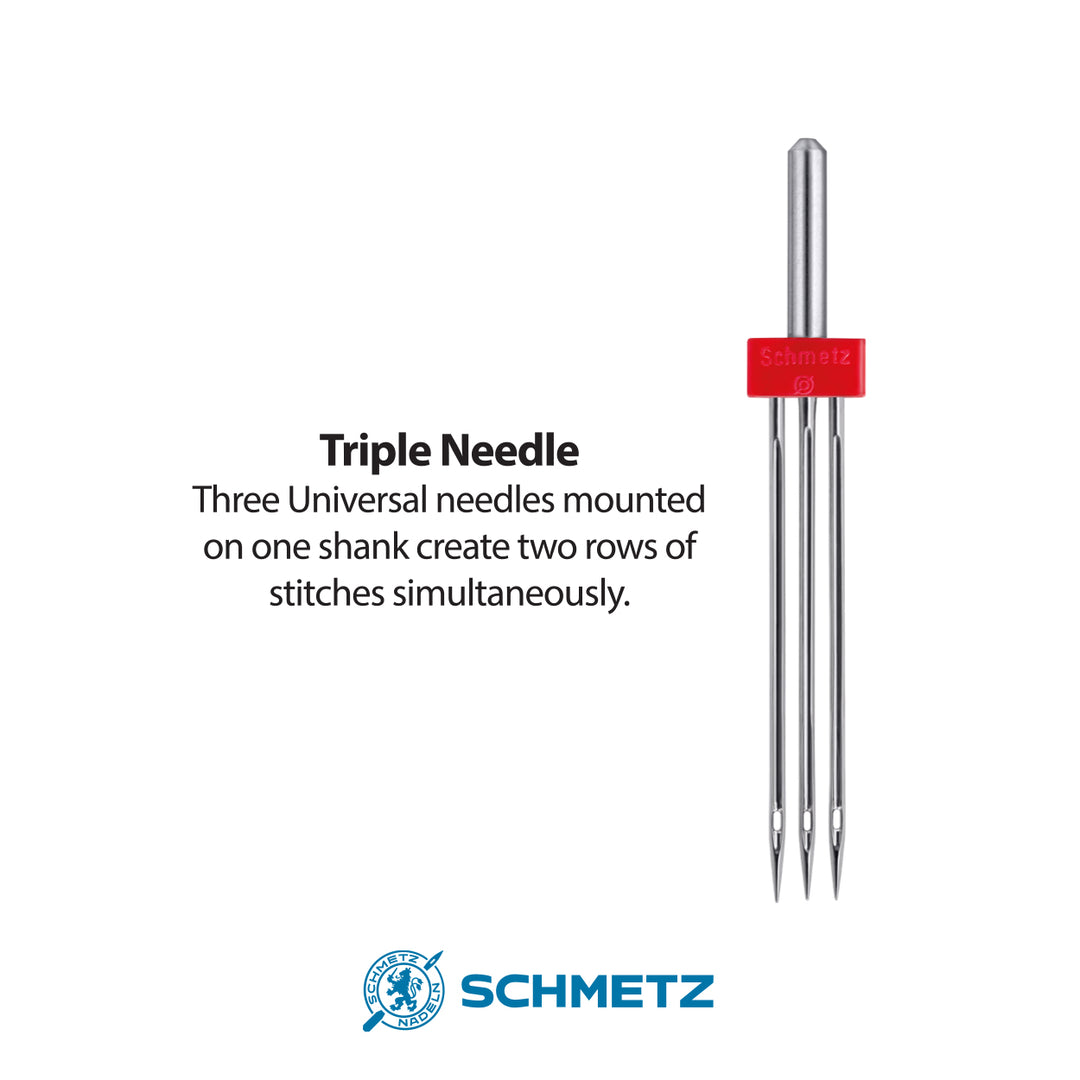 Triple Sewing Machine Needle – SCHMETZneedles